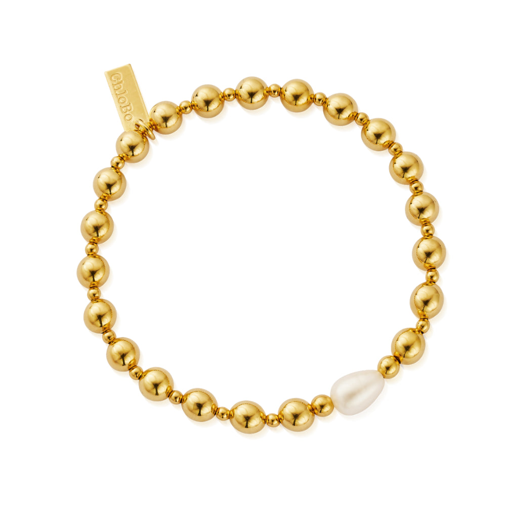 ChloBo Gold Feature Pearl Bracelet – Mococo
