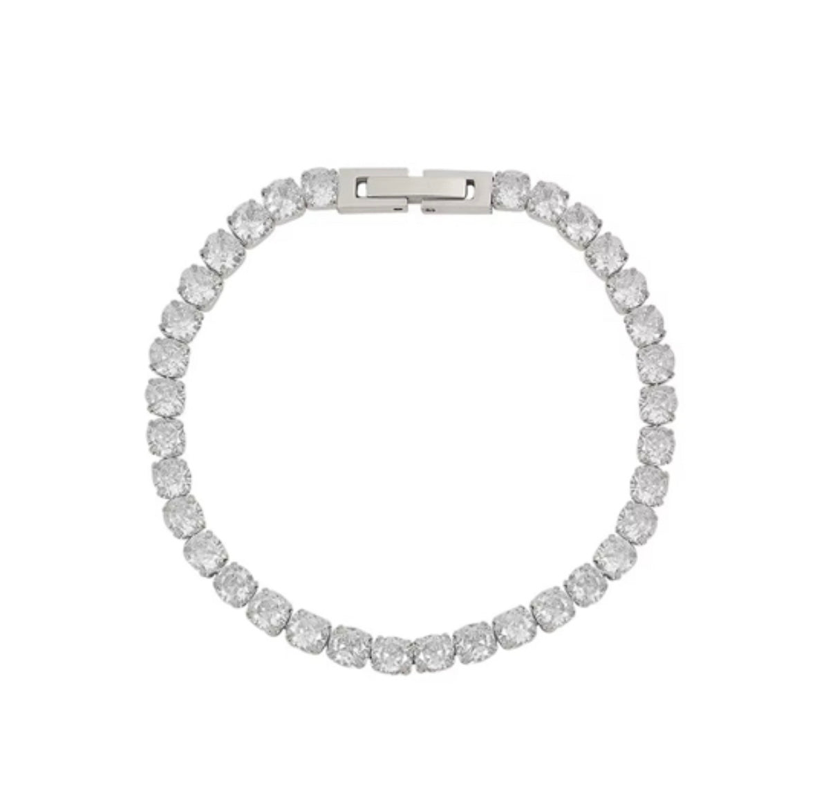 Mococo Silver Tennis Bracelet